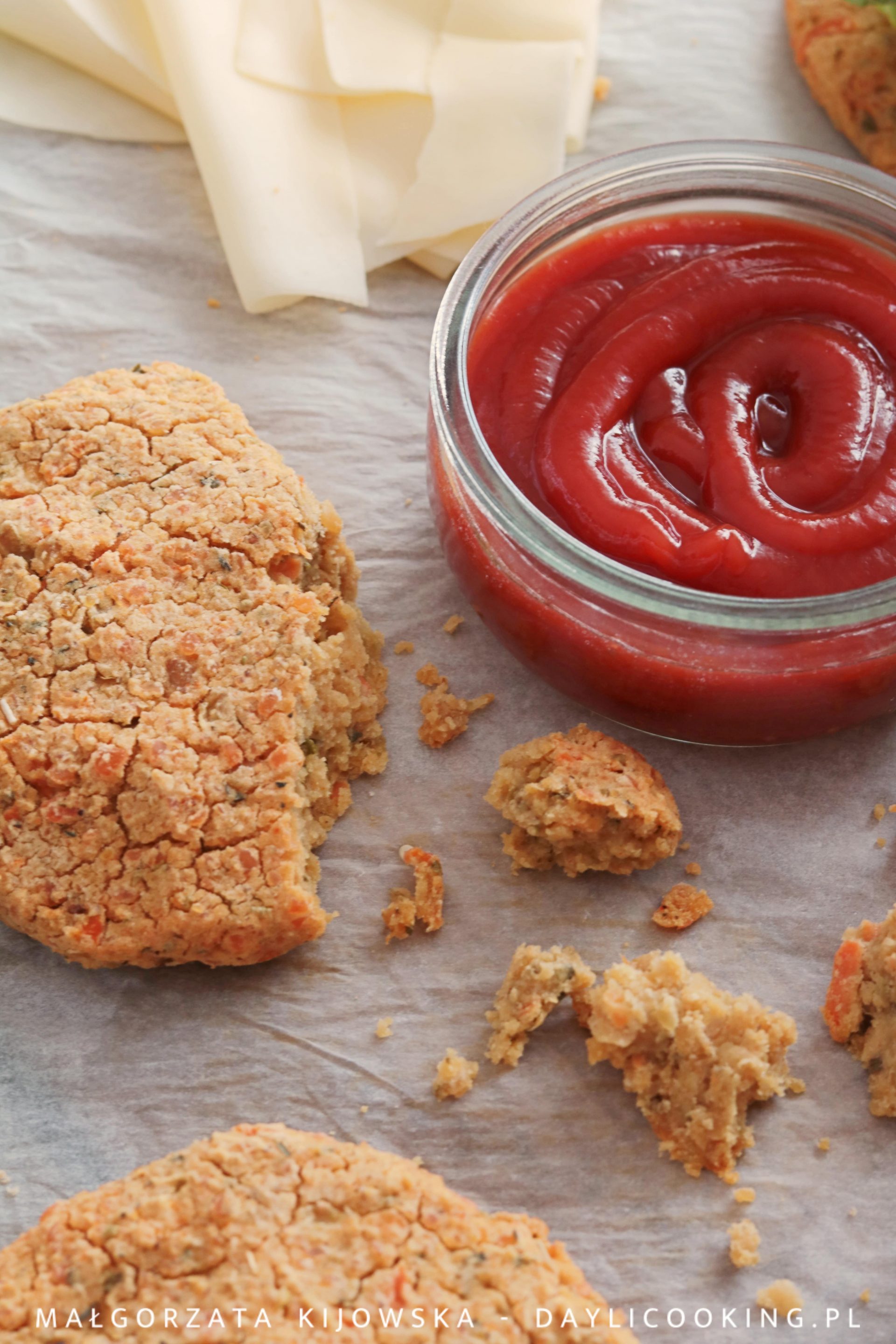 Domowy wege burger z soczewicy - najlepszy